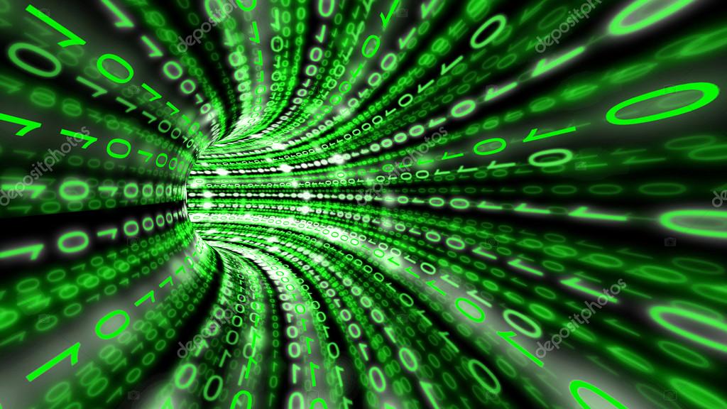 Digital data tunnel Stock Photo by ©BeeBright 109209674