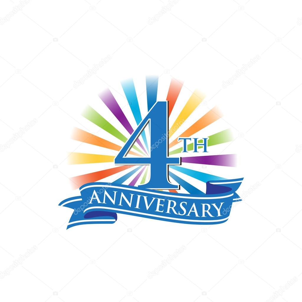 4th Anniversary Logo