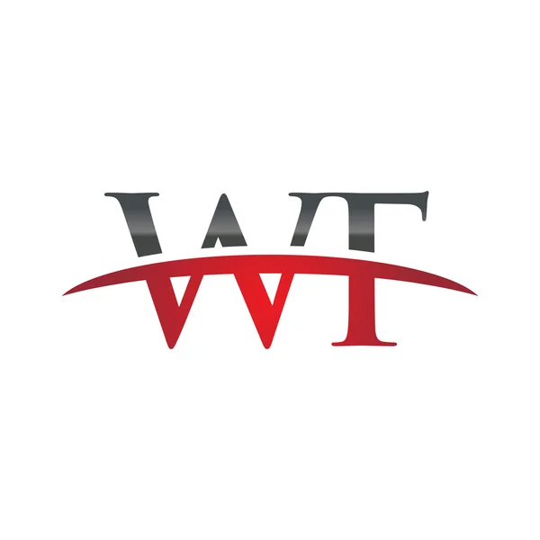 Initial letter EW red swoosh logo swoosh logo — Stock Vector © ariefpro ...