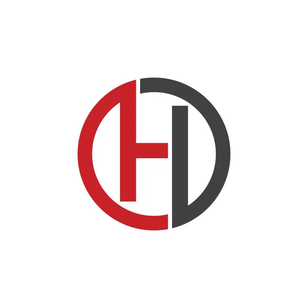 Red Circle Logo With H