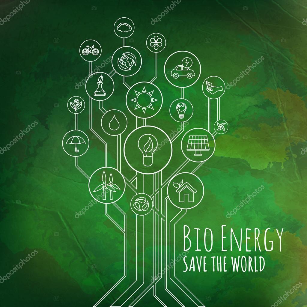Ecology Infographic. Bio Energy Stock Vector Image by ©ConceptCafe ...