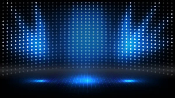 Abstract Futuristic Background Red Empty Stage Arena Stadium Spotlgiht ...