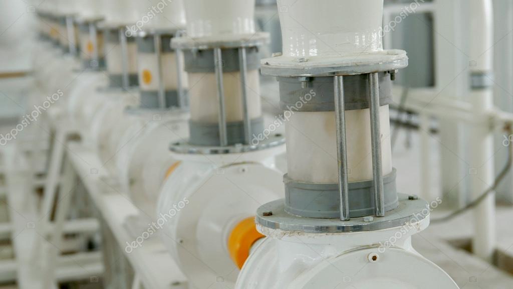 Electrical mill machinery for the production of wheat flour. Grain ...