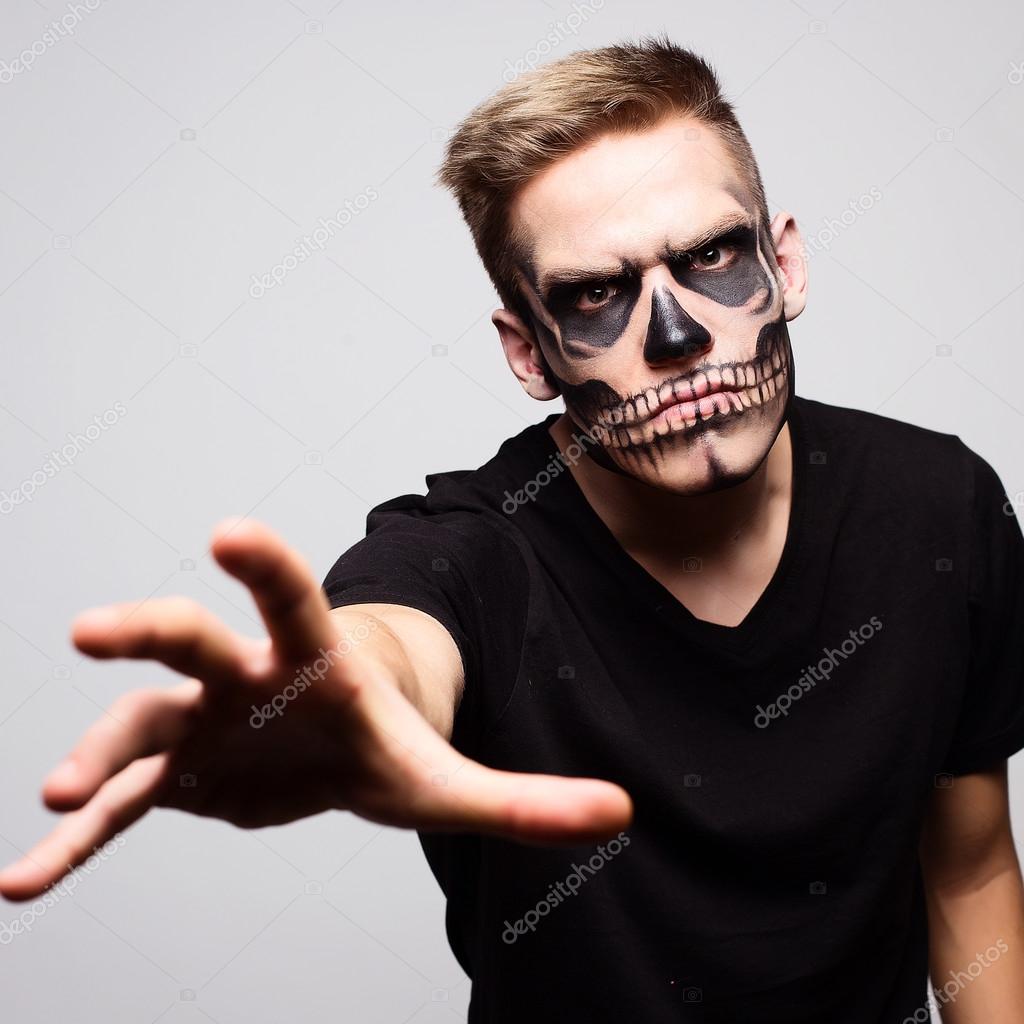 Skeleton Makeup For Boy | Saubhaya Makeup