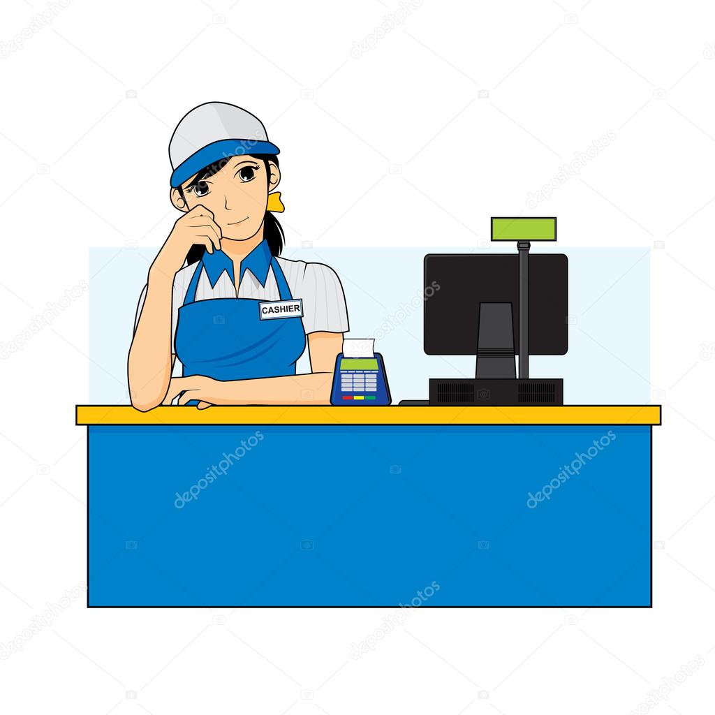Stick Figure Cashier