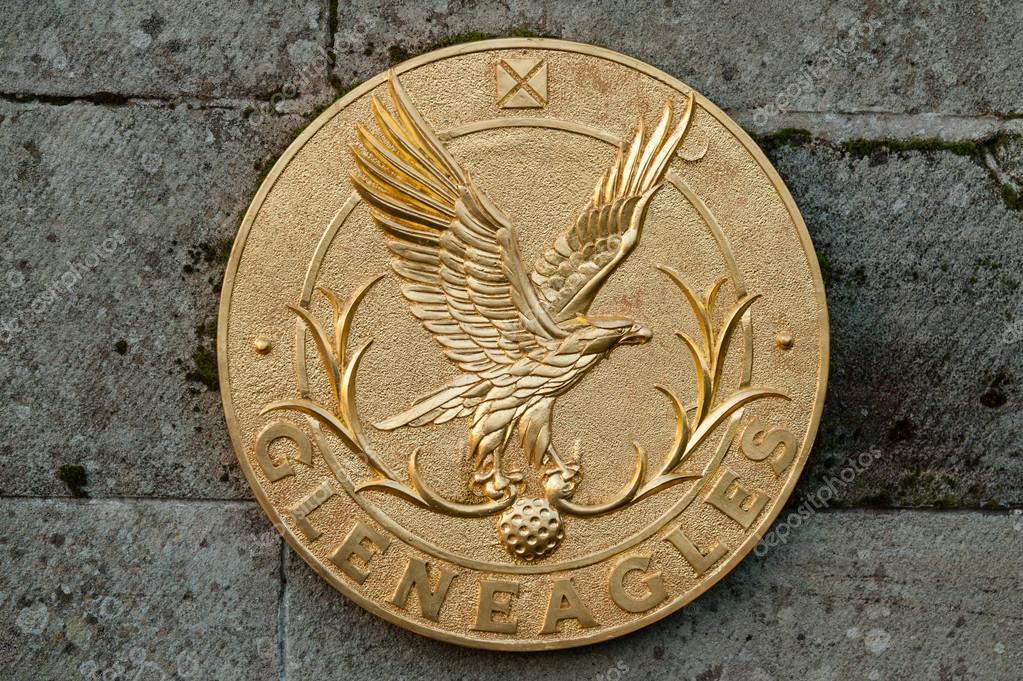 The gold crest at Gleneagles Hotel — Stock Photo © Cornfield #86905896