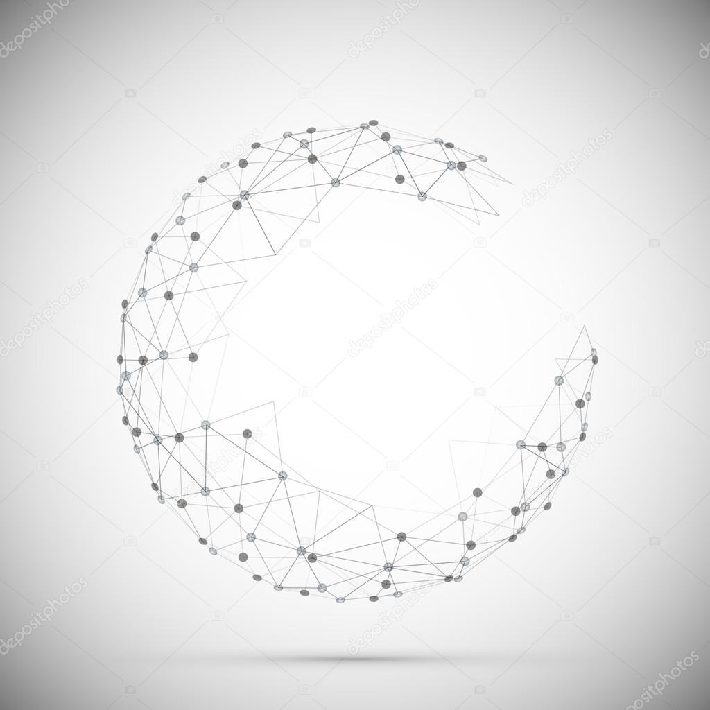 3d geometric vector background for business or science presentation. ⬇ ...