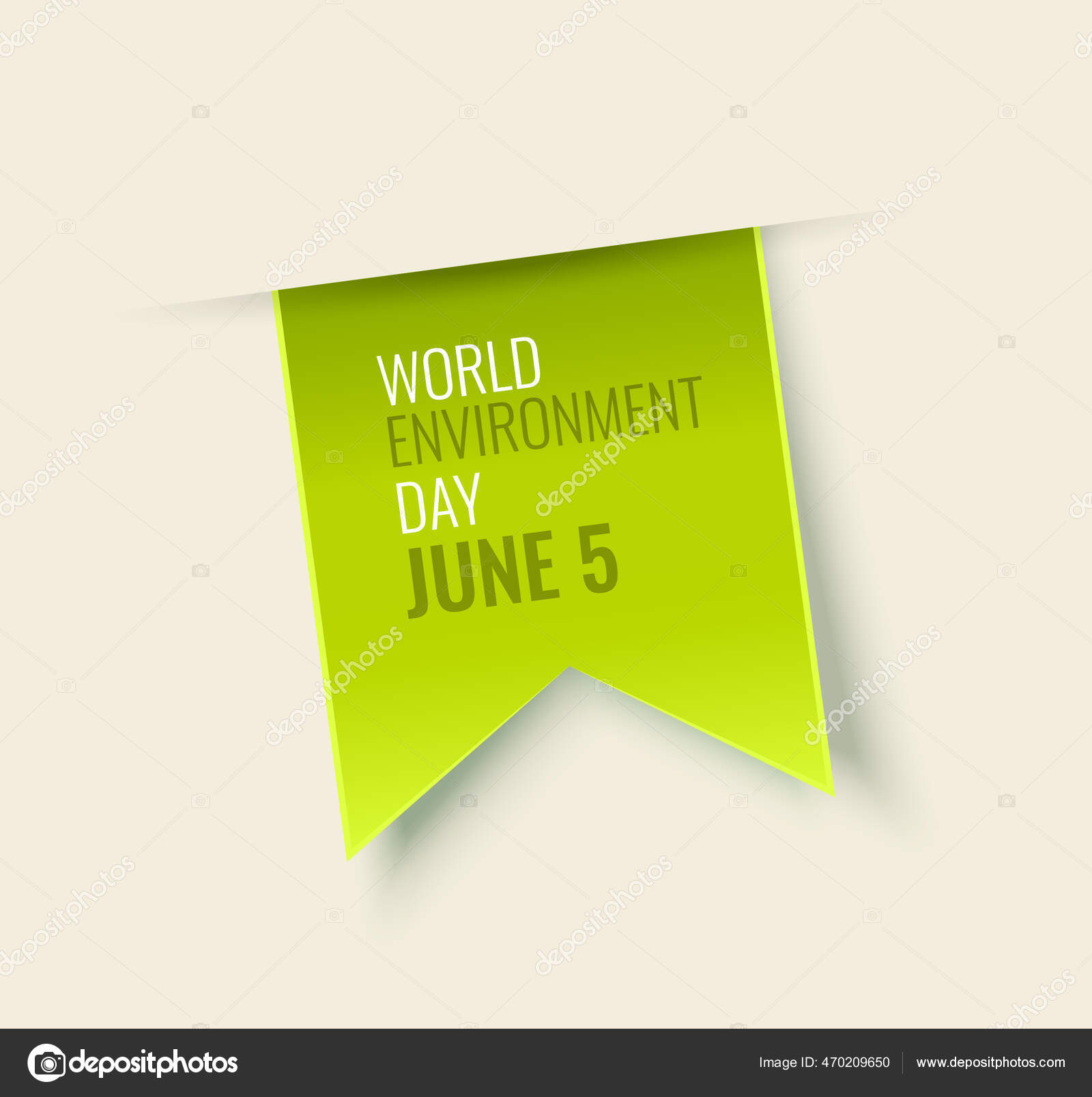 Environment Day Tag Stock Vector by ©Ket4up 470209650