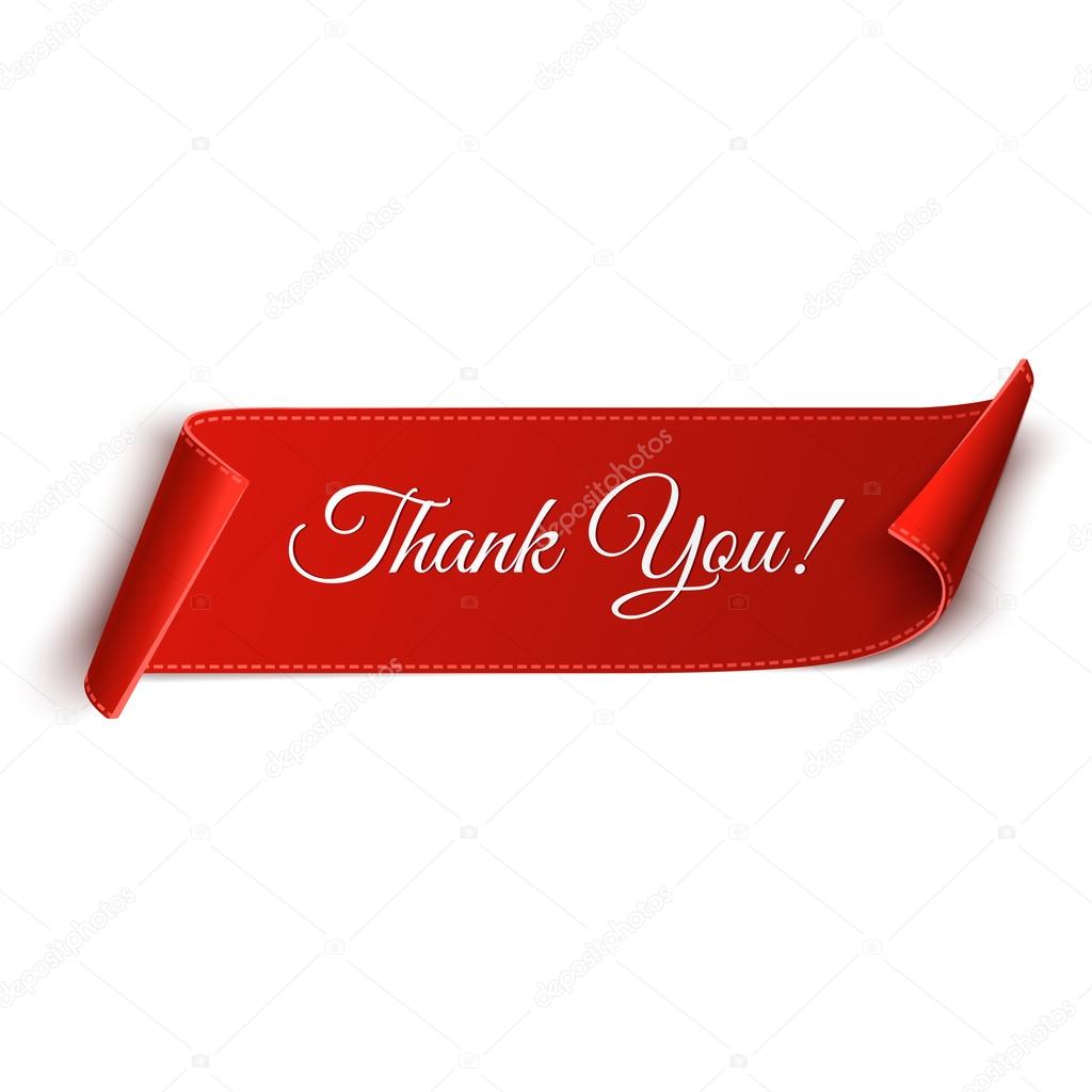 Thank you banner. Ribbon. Vector illustration — Stock Vector © Ket4up ...