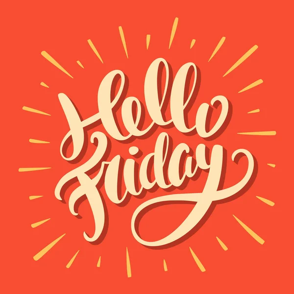 626 Hello friday Vector Images | Depositphotos