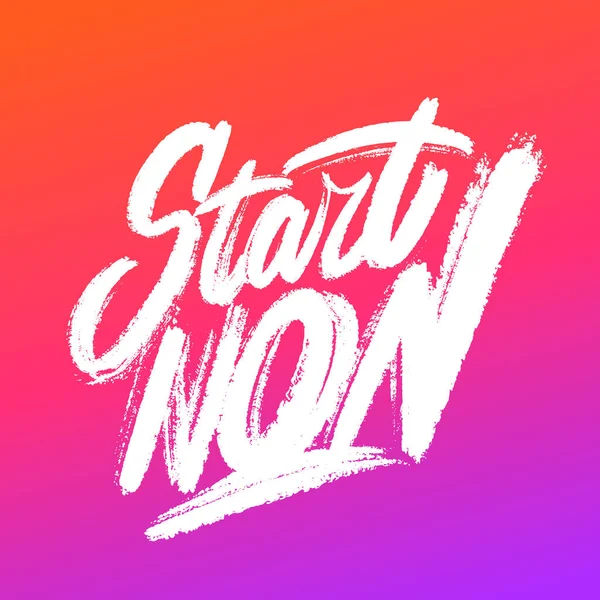 Make today great. Vector lettering banner. Stock Vector Image by ...