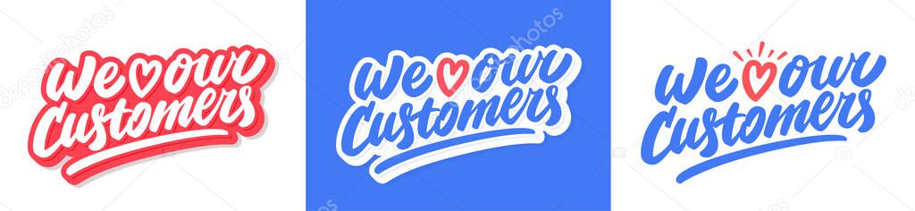 Our customers Vector Art Stock Images | Depositphotos