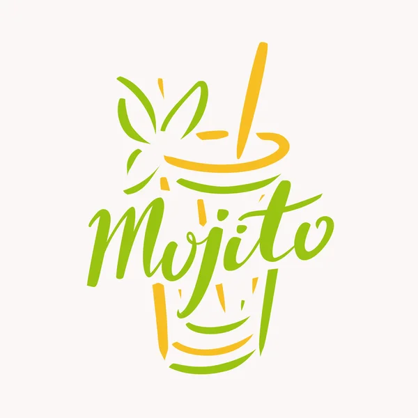 Glass of mojito Vector Art Stock Images | Depositphotos
