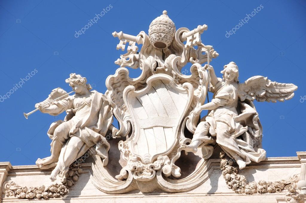 Symbol of the Roman Empire on the building — Stock Photo © oksy001 ...