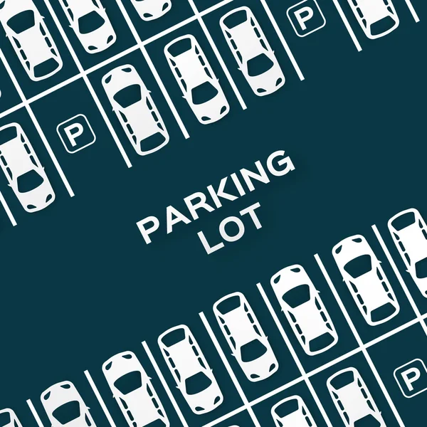 Top View Parking lot design — Stock Vector © mash3r #90588532