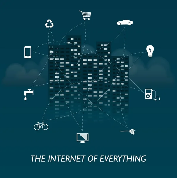 The Internet of everything - world edition Stock Vector Image by ...