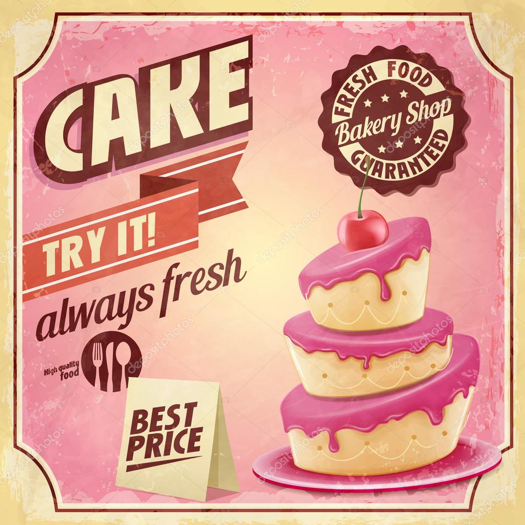 Cake Bakery Background