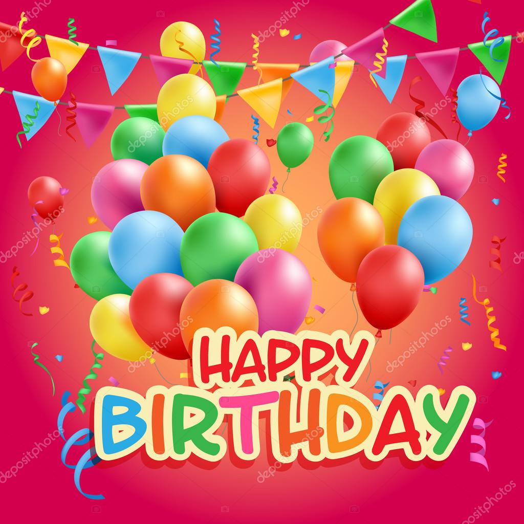 Colorful birthday background ⬇ Vector Image by © mollicart | Vector ...