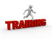 3d man with a checklist learn, study, practice, training, work — Stock ...