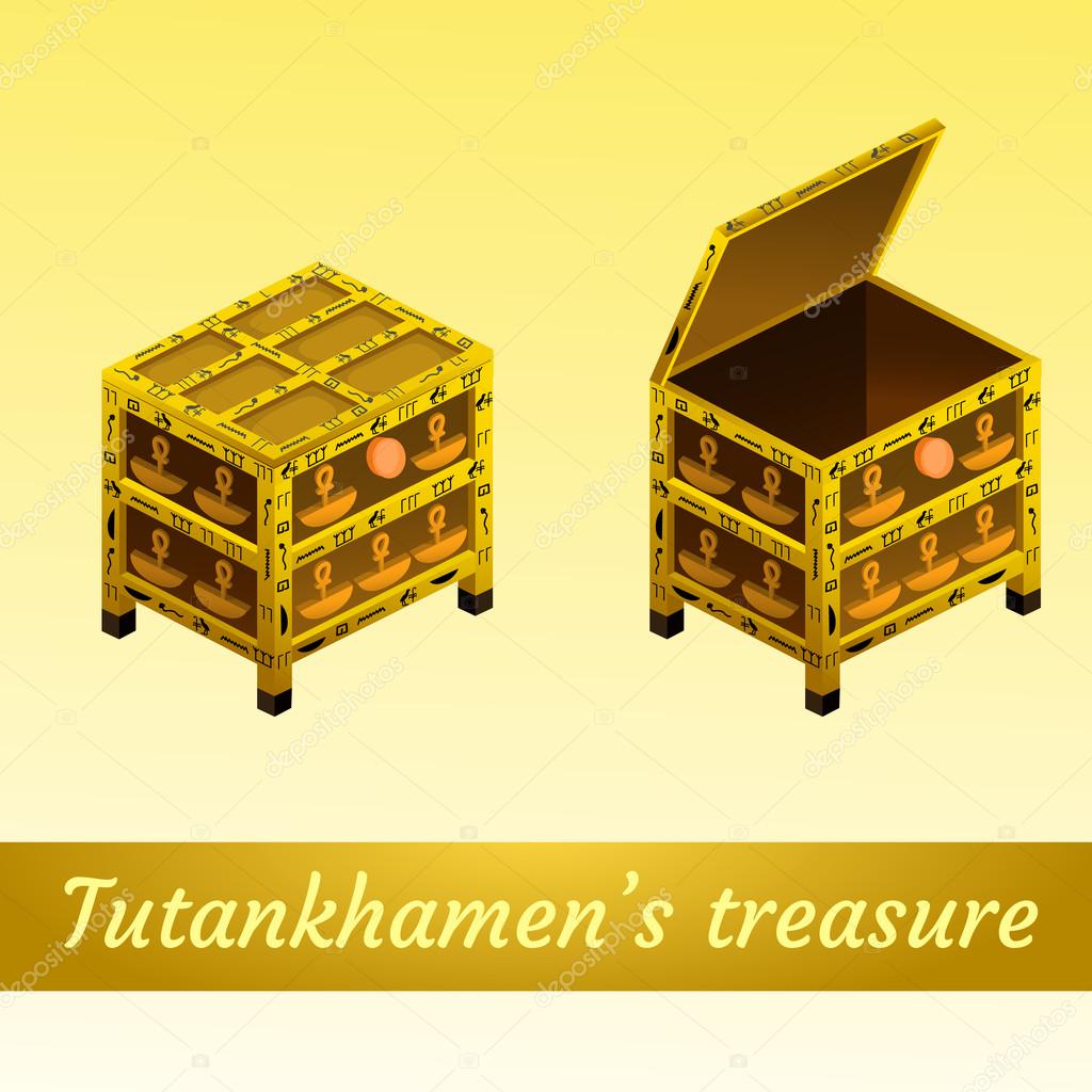 Two magical ancient box from Egypt Stock Vector Image by ©Anton_Lunkov ...