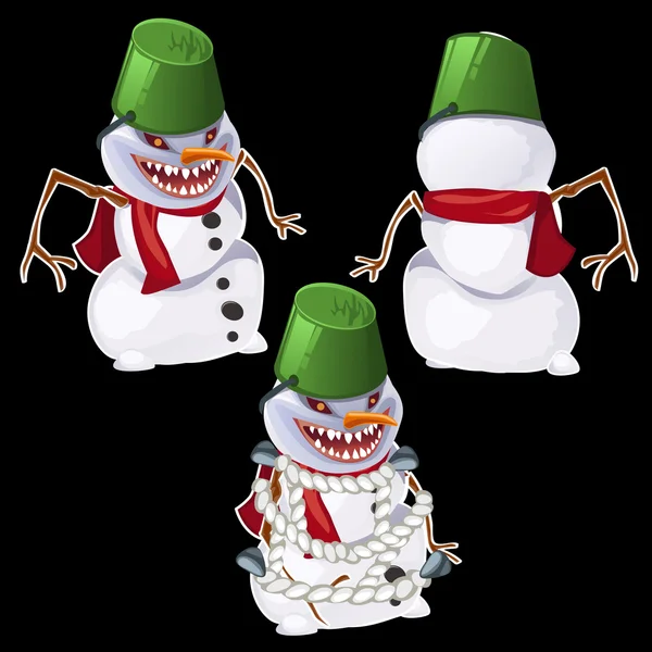 94 Scary snowman christmas Vector Images, Scary snowman christmas ...