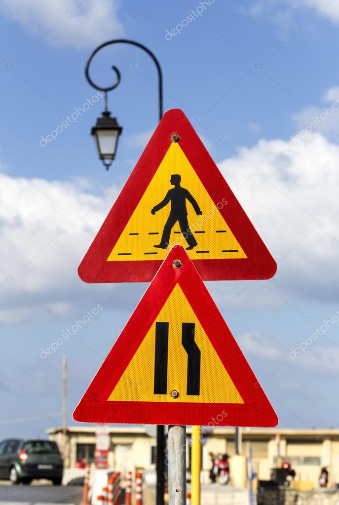 The road signs — Stock Photo © Gestiafoto #92049906