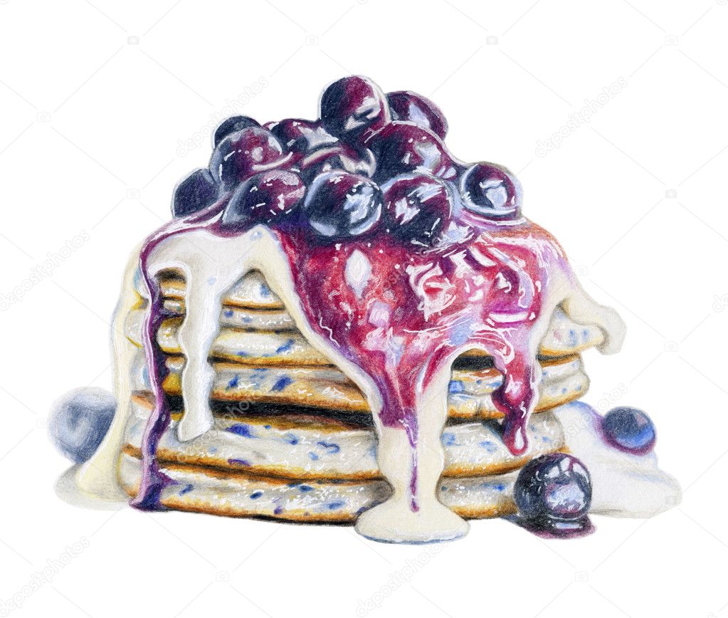 Realistic Drawings Of Food