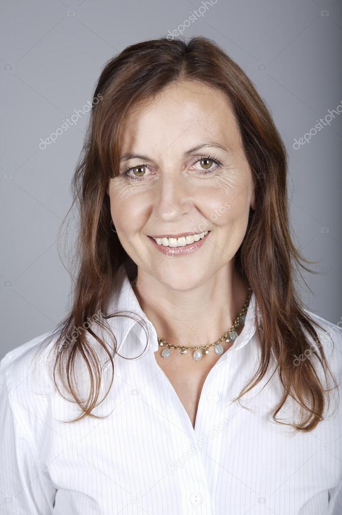 Portrait of middle age woman Stock Photo by ©Focusarg 93727282