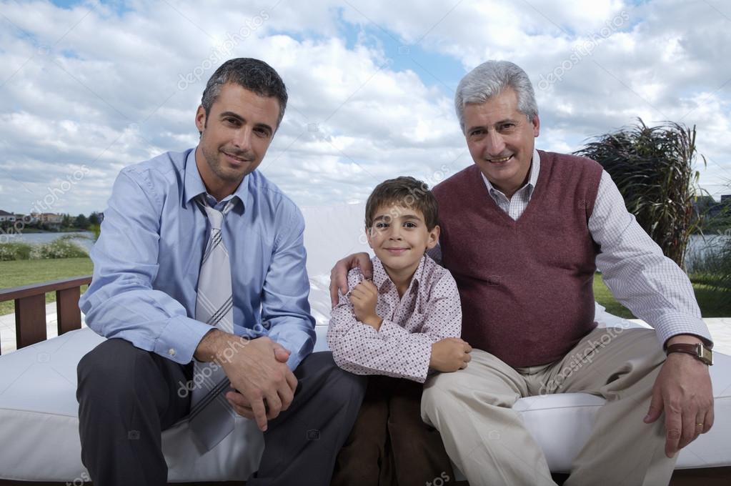 Three family generations Stock Photo by ©Focusarg 93767580