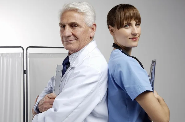 Two generations of doctors — Stock Photo © Focusarg #93908574