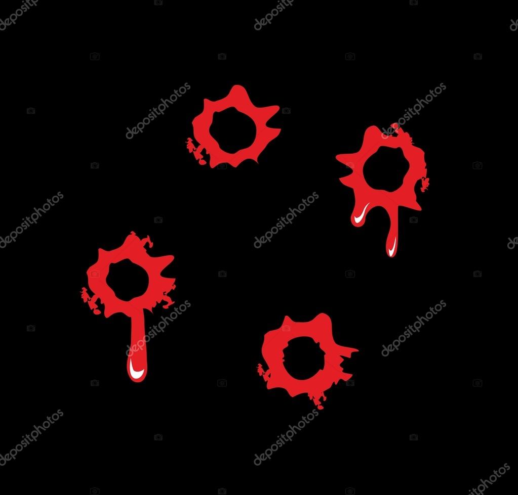 Blood Spray From Gunshot