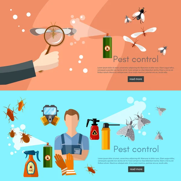ᐈ Pest control banner stock images, Royalty Free pest control man ...