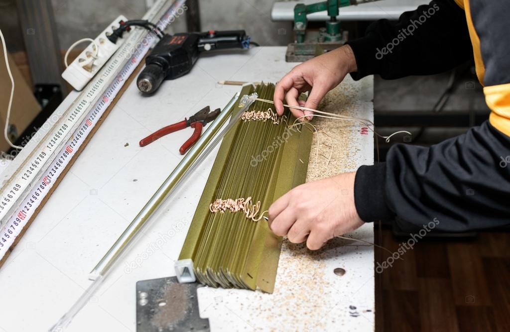 Venetian blind assembly — Stock Photo © Sintrax #94632674