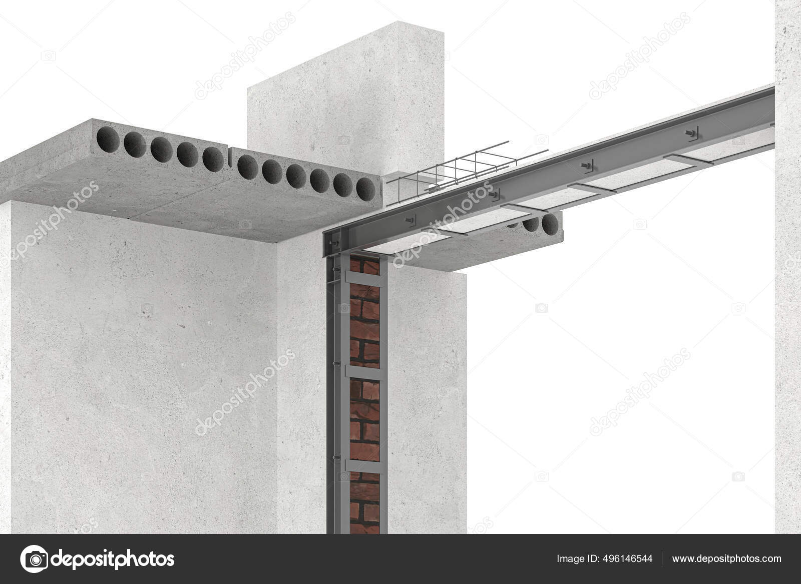 Constructive Assembly Creation Strengthening Punched Opening Doorway ...