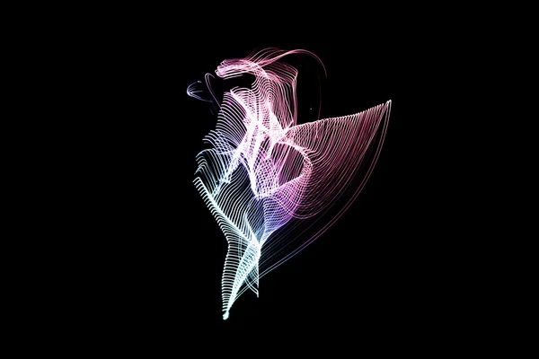 Human movement in LED Strip Light - Stock Image - Everypixel