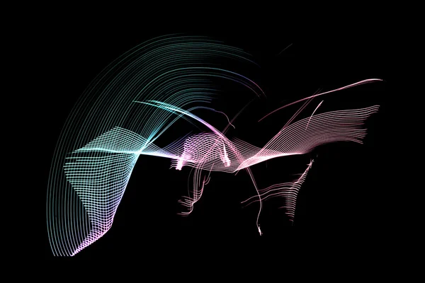 Human movement in LED Strip Light Stock Photo by ©Bochecha 87396048