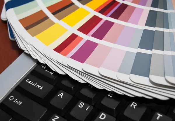 Color palette on keyboard — Stock Photo © igorkol_ter #87760472