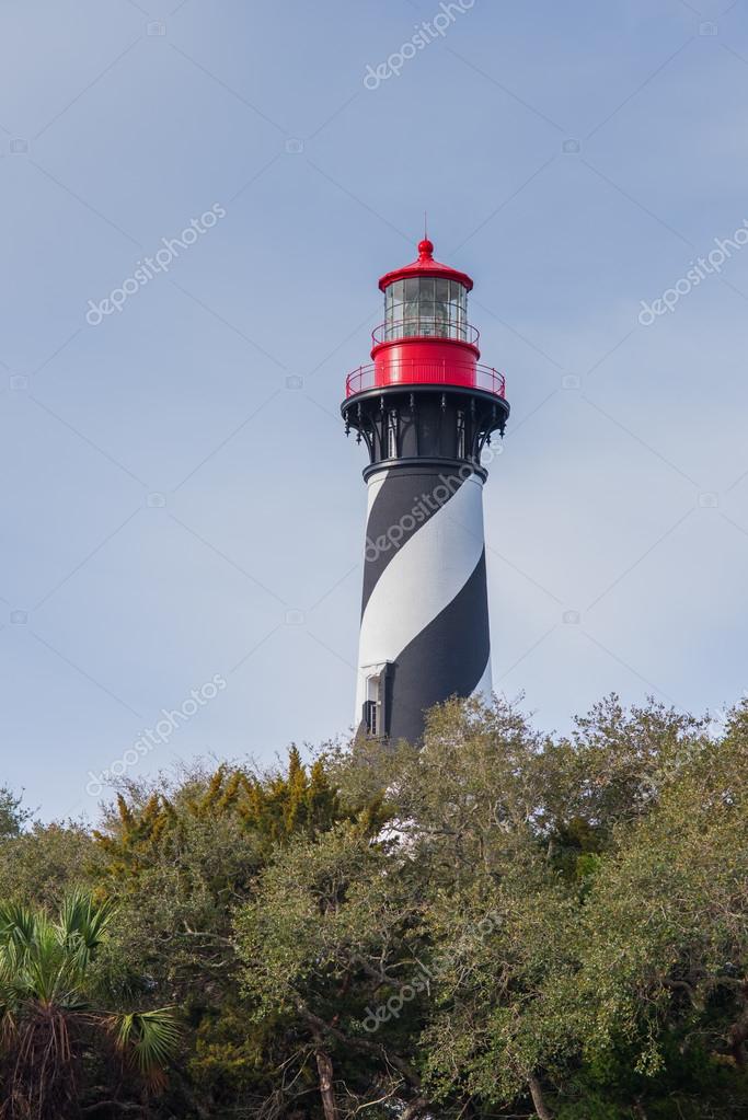 Blue Striped Lighthouses