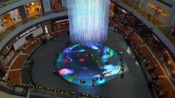 Crowded Interior Famous Mall Singapore City Panorama — Stock Video ...