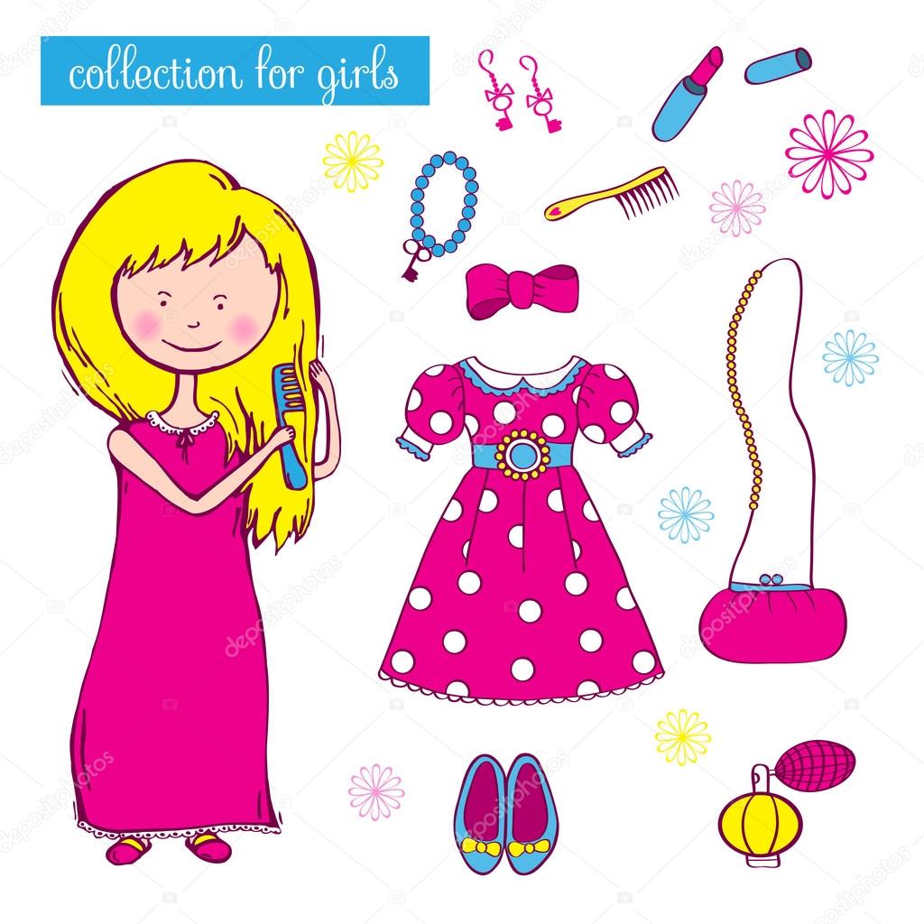 Collection for girls Stock Illustration by ©EvgeniaVV #87708026