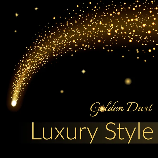 2,158 Gold dust trail Vector Images | Depositphotos