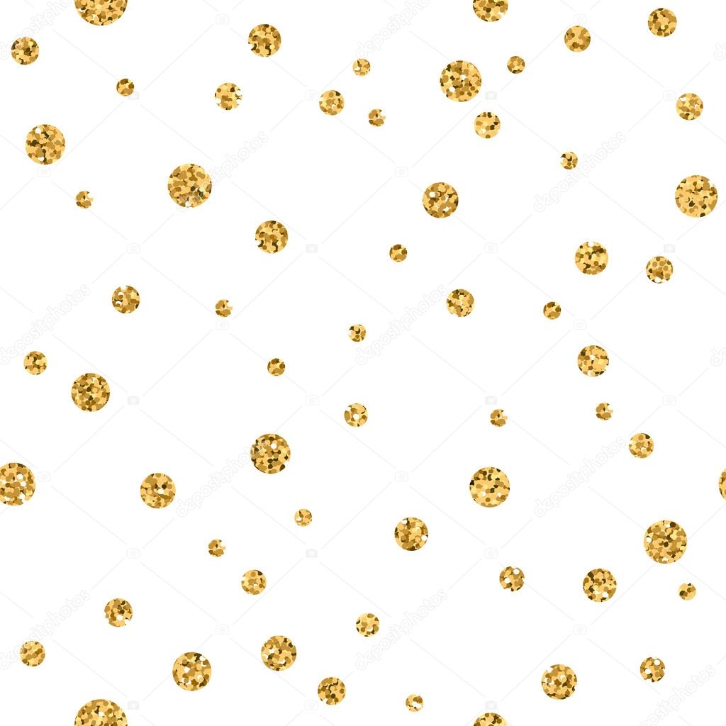 Glitter Polka Dot Wallpaper
