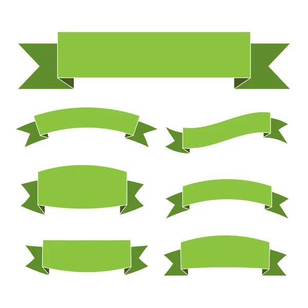 Blue ribbon banners set blank for decoration — Stock Vector © Alona_S ...