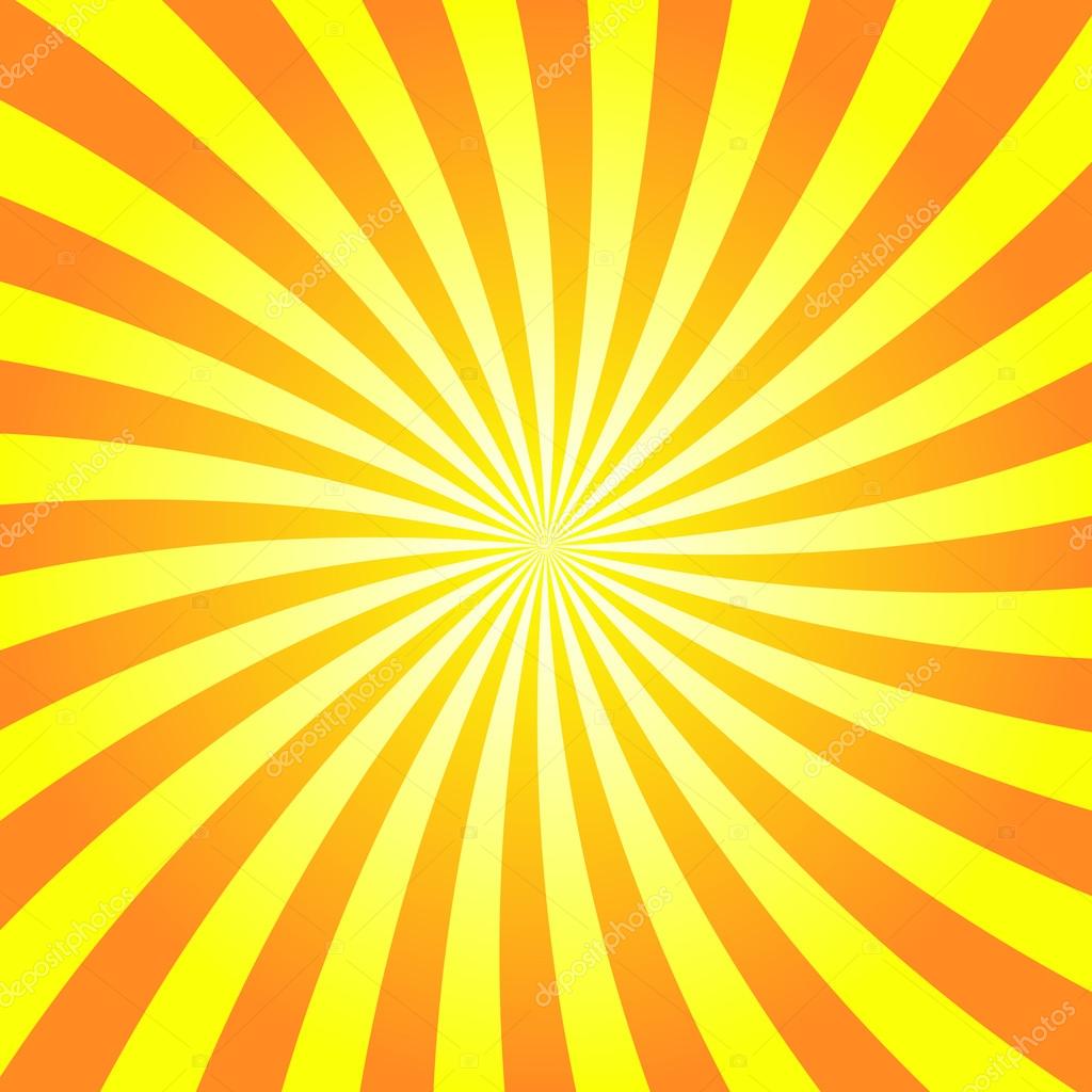 Yellow orange rays poster star burst ⬇ Vector Image by © Alona_S ...