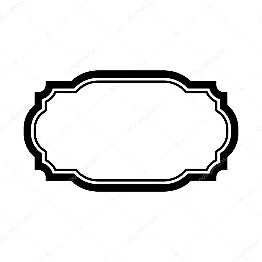 Black simple frame picture Beautiful Stock Vector by ©Alona_S 123047716