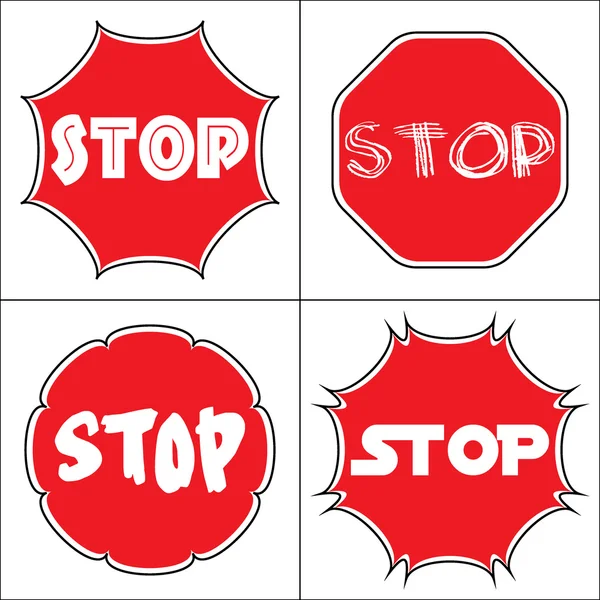 Establecer una señal de stop Vector de stock por ©Alona_S 91944148