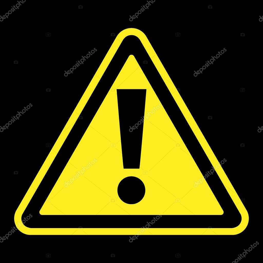 signo de atención sobre fondo negro 2023