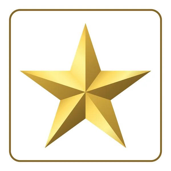 Gold star logo. — Stock Vector © thebackground #65074833