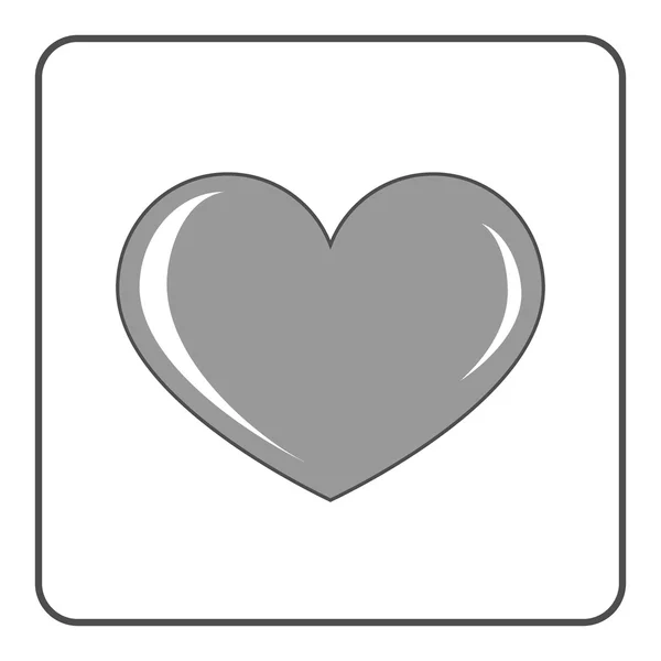 Gray Heart icon Stock Vector by ©Alona_S 94813008
