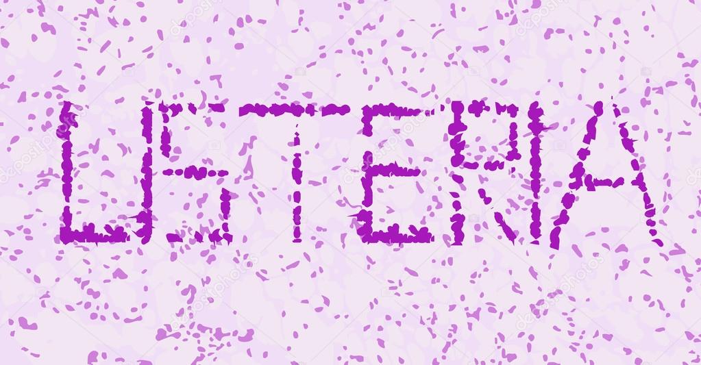 Listeria microorganism letters Stock Vector Image by ©GreenVector ...